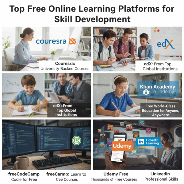 Top Free Online Learning Platforms For Skill Development